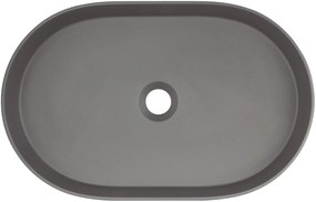 Deante Silia, granitové umyvadlo na desku 550x350x125 mm, antracitová metalíza, DEA-CQS_TU6S