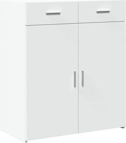 Příborník bílý 80 x 42,5 x 93 cm kompozitní dřevo 3281469