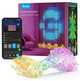 Govee | Govee - RGBIC Curtain Light 520 LED 1,5x2m Wi-Fi IP65 | GV0038