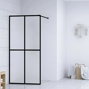Zástěna do průchozí sprchy mléčné tvrzené sklo 90 x 195 cm 145690