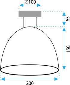 Toolight Toolight, stropní svítidlo 1xE27 APP1302-1C, zlatá lesklá, OSW-02426