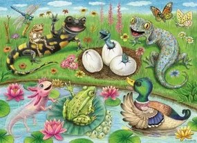 Ravensburger Puzzle: Vítejte mláďátka! / 60 dílků / od 4 let