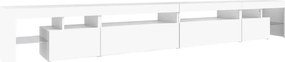 TV skříňka s LED osvětlením bílá 290 x 36,5 x 40 cm 3152802