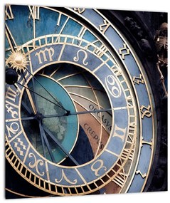 Obraz - Orloj, Praha (30x30 cm)