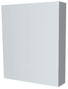 Mereo, Mereo Koupelnová zrcadlová skříňka 60 cm, galerka, 1x dvířka levá, Multidecor, Šedá supermat, MER-CN798G61SEDA