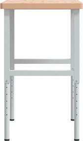 Pracovní stůl 100 x 60 x (73–99,5) cm masivní buk obdélníkový 3309705