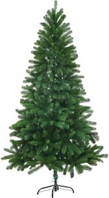 Vánoční stromeček s 150 LED diodami s stojanem Zelená 150 cm PE 3396321