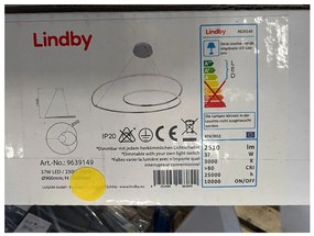 Lindby | Lindby - LED Stmívatelný lustr na lanku LUCY LED/37W/230V | LW1080