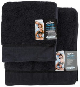 SVITAP sleep well Ručník Star 450 g/m2  Ručník Star 50x100 cm černý