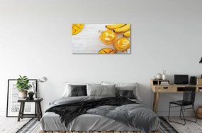 Obrazy na plátně Mango banán smoothie 100x50 cm