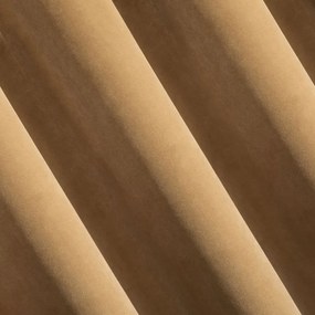 Hořčičný zatemňovací závěs na pásce KRISTI 140x270 cm