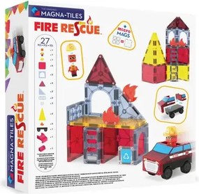MAGNA-TILES Magnetická stavebnice Fire Rescue / 27 dílů / od 3 let