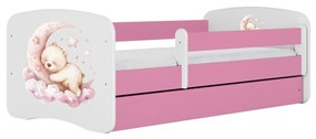 Dětská postel Babydreams medvídek růžová