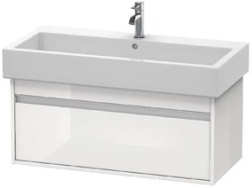 Duravit Ketho - Umyvadlová skříňka 41x95x44 cm, 1 zásuvka, lesklá bílá KT668802222