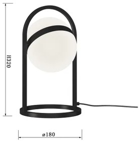 Wofi 8046-102 - LED Dotyková stmívatelná lampa AVIGNON LED/10,5W/230V černá