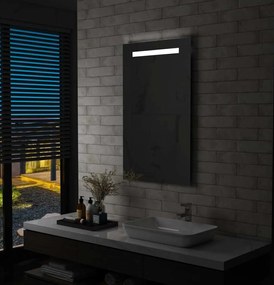 vidaXL Koupelnové nástěnné zrcadlo s LED osvětlením 60 x 100 cm [144710]