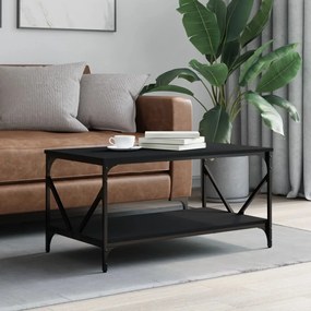 vidaXL Konferenční stolek 90 x 50 x 45 cm kompozitní dřevo [835388] Barva: Černá