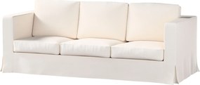 Potah na pohovku IKEA Karlanda 3-místná nerozkládací, dlouhý barva béžová látka pletený vzor