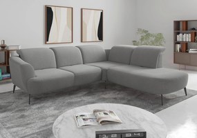 XXXLutz ROHOVÁ SEDAČKA, textil, šedá Sit & More - Sedací soupravy - 00014401852J