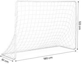Tréninková fotbalová branka s terčem OLA Ecotoys 180x122cm