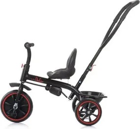 CHIPOLINO Tříkolka se stříškou Pulse 2v1 Cherry / od 1.5 roku / do 25