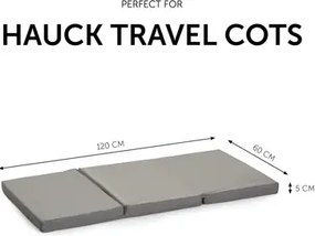 Hauck Skládací matrace 120*60 cm grey xy