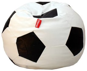 BeanBag Sedací vak fotbalový míč 90 cm, bílá/černá