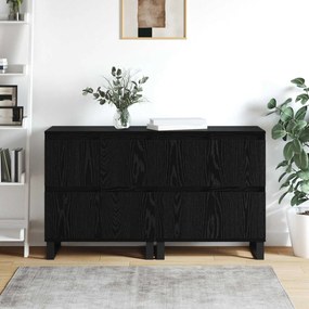 Servírovací skříň 2 ks Černý dub 60 x 35 x 70 cm 3394547