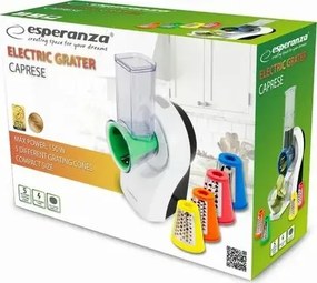 Esperanza EKM026 Caprese Elektrické struhadlo bílá / 150 W / 5 výměnný