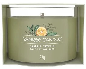 Yankee Candle votivní svíčka ve skle Sage & Citrus 37g