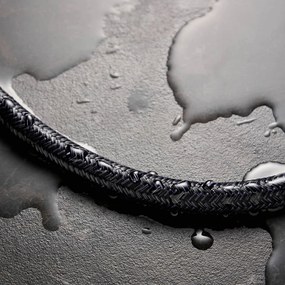 Hansgrohe Designflex, textilní sprchová hadice 2000 mm, černá matná, HAN-28230670