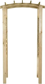 Trelážový oblouk 110x60x210 cm impregnovaná masivní borovice 318560