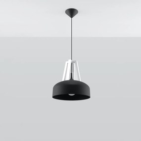 Sollux Lighting Závěsné svítidlo CASCO černé/bílé