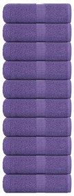 Ručníky pro hosty FROGN 10 ks fialové 30x50 cm 360 g/m² 136877