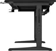 Genesis Holm Modular 120 RGB / Herní stůl / černý / D:120cm / Š:75cm /