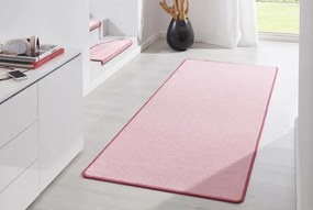 Hanse Home Collection koberce Kobercová sada Fancy 103010 Rosa - 3 díly: 67x140 cm (2x), 67x250 cm (1x) cm