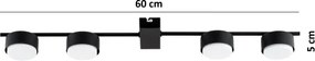 Brilagi - LED Bodové svítidlo MONO 4xGX53/30W/230V černá