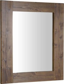 Sapho Brand - Zrcadlo v rámu 60x80 cm, mořený smrk BA058S