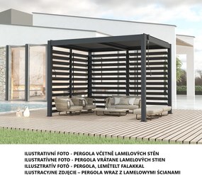 LANIT PLAST, s.r.o. hliníková bioklimatická pergola LANITPLAST BASIC 4x3 m LG4293