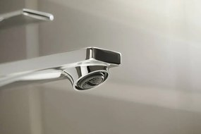 Hansgrohe Rebris E - Páková umyvadlová baterie 110 CoolStart s odtokovou soupravou s táhlem, chrom 72559000