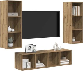 Sestava TV skříněk 3 ks Artisanový dub Kompozitní dřevo 3393131