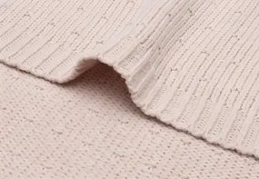 Jollein Deka pletená Sprinkle Knit Silk Rose / Deka / 75x100 cm
