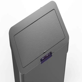 Bezdotykový odpadkový Jumbo koš 60l USB kabel zdarma, černá