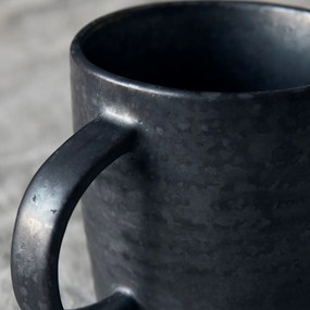 Hrnek s ouškem House Doctor PION 300ml černohnědý