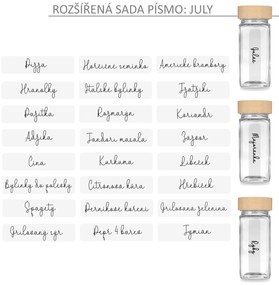 usporadejto.cz Sada 16ks kořenek INOX 100ml + 4ks nerezový organizér na kořenky VASKY - NEREZ (nízký) + sada 24ks štítků
