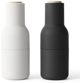 Audo Copenhagen Mlýnek na sůl a pepř Bottle Ash/Carbon Beech - set 2 ks, šedá barva, černá barva, dřevo, plast