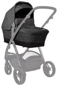 PETITE&MARS Korbička ke kočárku Vario/ Spider - Black Melange