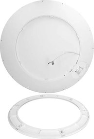 LED stropní světlo s dálkovým ovládáním Estela Low UGR - průměr 60 cm, bílá