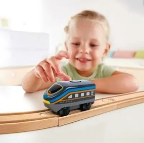 Hape Lokomotiva Intercity na baterie černá / od 3 let
