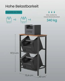 Regál na přepravky BSC373K01